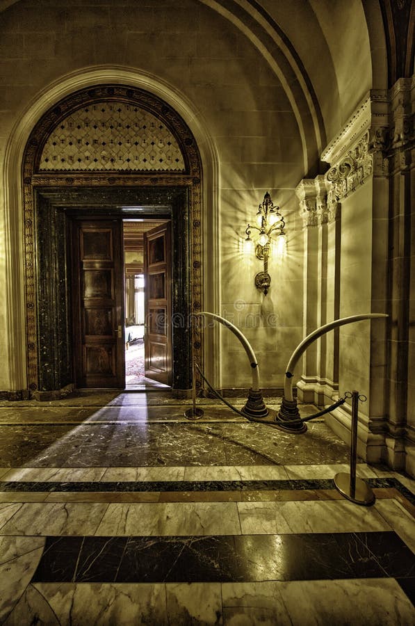 Main Hallway at the Peace Palace Editorial Stock Image - Image of ...