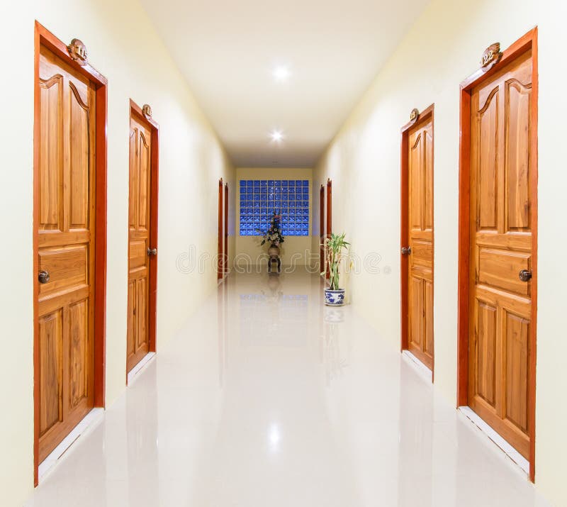 Hallway at the resort stock photo. Image of hallway, entrance - 37532100