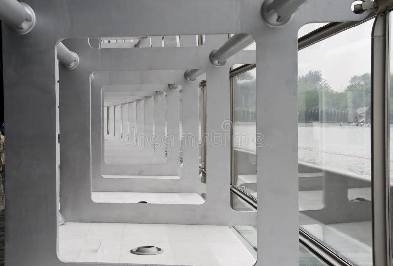 Hallway with windows stock photo. Image of inside, window - 5055964