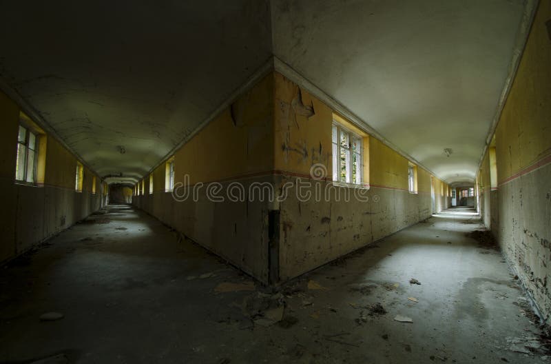 The Hallways stock photo. Image of destroyed, indoor - 24795034