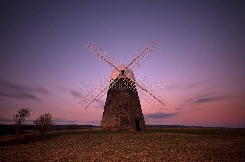 Halnaker Windmill in the South Downs National Park, West Sussex, UK ...