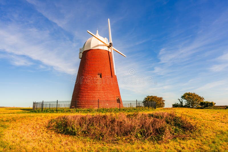 Halnaker Windmill stock photo. Image of blue, farm, architecture ...
