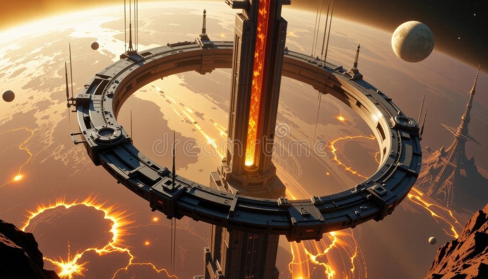 The Halo Engine is a Rotating Ring the Size of a Continent Suspended in ...