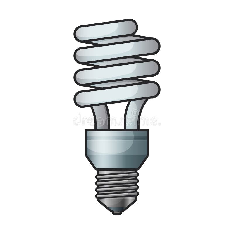 Halogen Bulb Vector Icon. Color Vector Icon Isolated on White ...