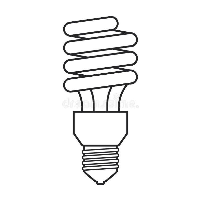 Halogen Bulb Vector Icon. Realistic Vector Icon Isolated on White ...