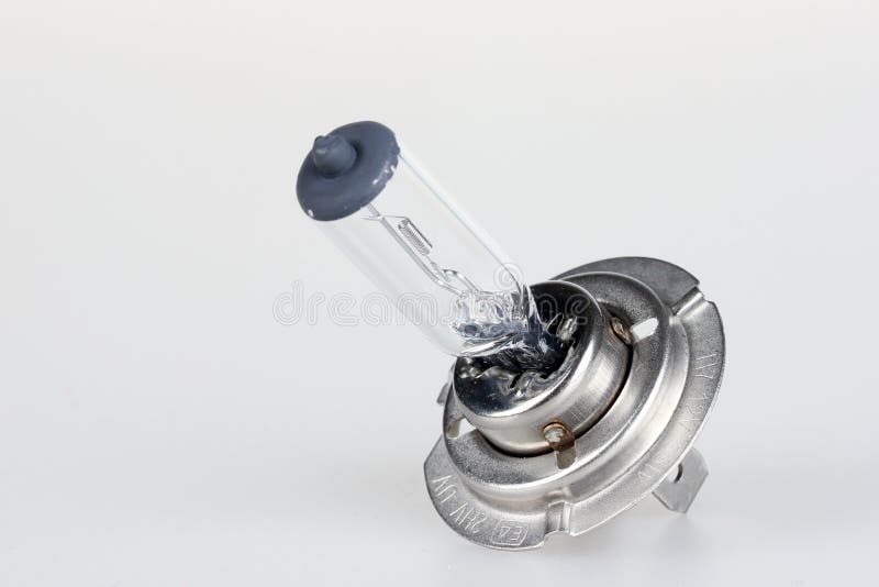 Halogen auto bulb stock image. Image of headlights, spiral - 29736869