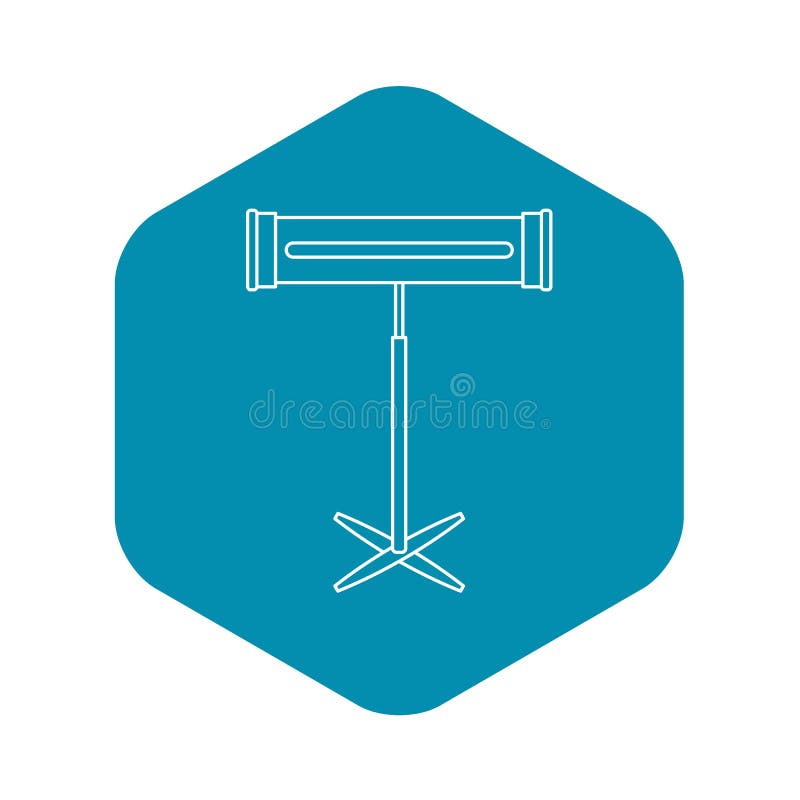 Halogen or Infrared Heater Icon, Outline Style Stock Vector ...