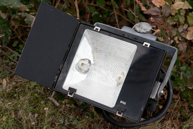 Halogen lamp stock image. Image of light, bright, building - 98642343