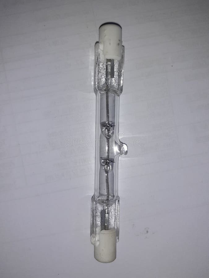 Halogen lamp 500 watt 220v stock photo. Image of lamp - 193073030