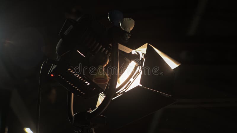 Halogen Source of Constant Lighting Equipment. Lightweight Fresnel ...