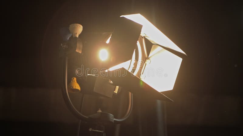 Halogen Source of Constant Lighting Equipment. Lightweight Fresnel ...