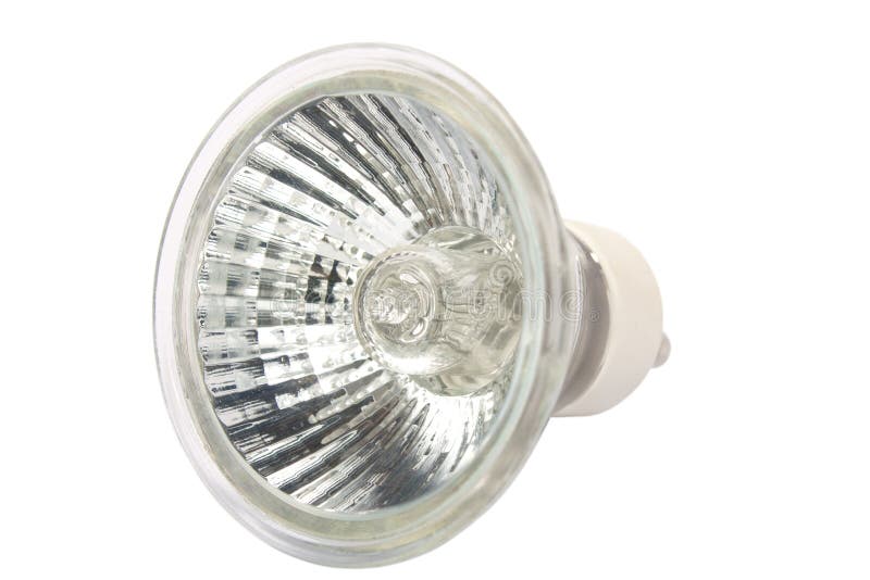 Blue-orange Halogen Light Bulb Stock Photo - Image of orange, bulb: 4733150