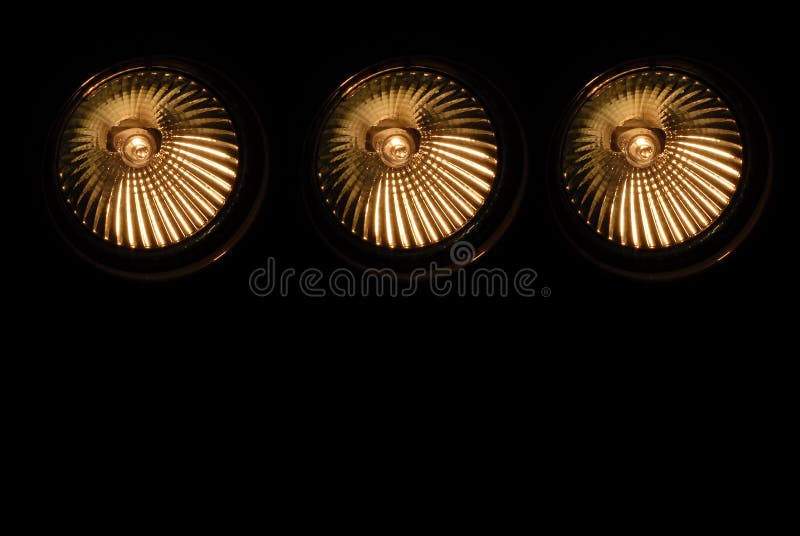 Halogen spotlights 2 stock photo. Image of shining, halogen - 2031758