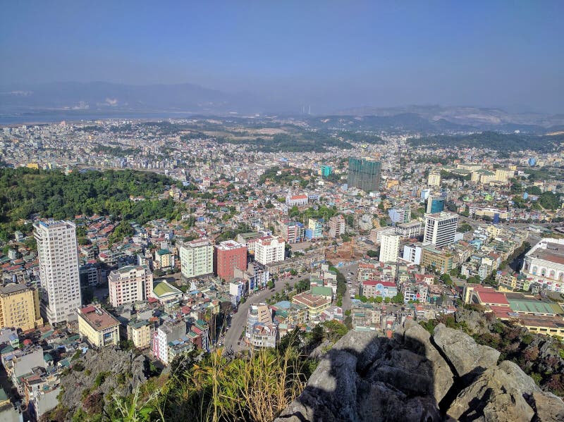 Halong city, vietnam stock image. Image of remote, mountain - 100890033