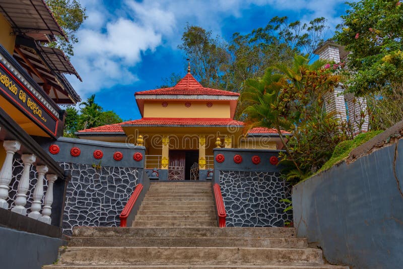 Halpe Temple Near Ella, Sri Lanka Stock Image - Image of stone ...