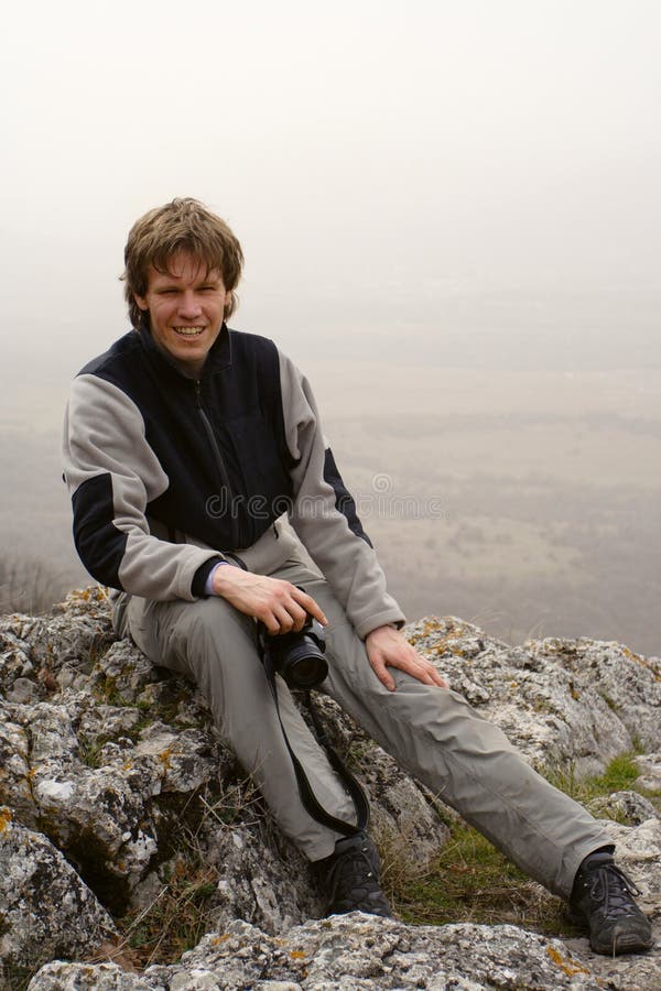 Halt stock image. Image of sport, outdoor, camera, climbing - 12795051