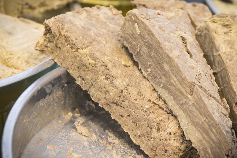 Halva with Cocoa and Vanilla. Traditional Balkan Dessert Stock Image ...