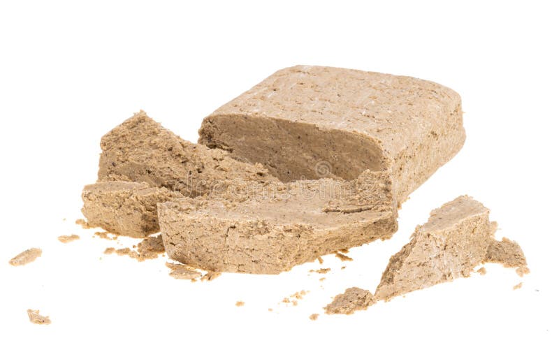 Halva Confectionery Isolated Stock Photo - Image of tasty, halvah ...
