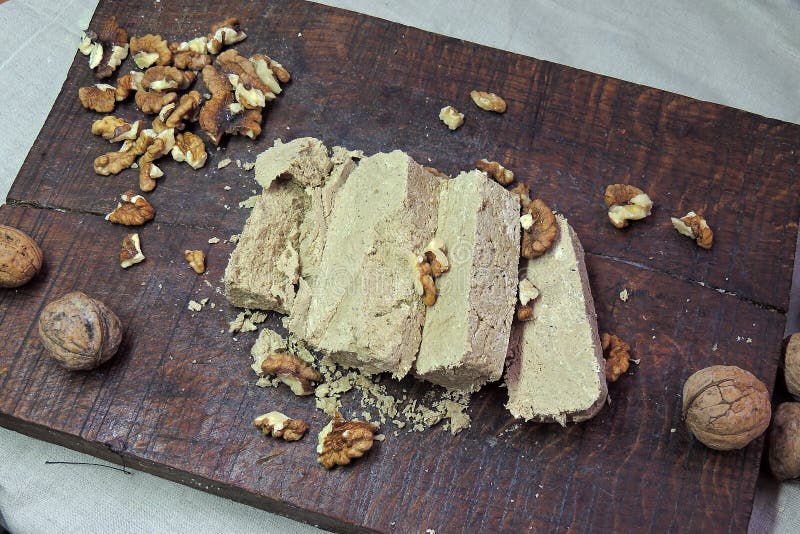 Halva and nuts stock photo. Image of oriental, helva - 81094264