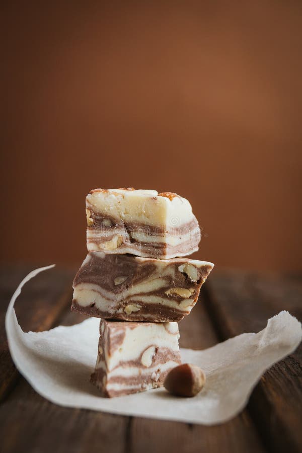 Halvah on a Brown Background Stock Image - Image of halva, cake: 72160221