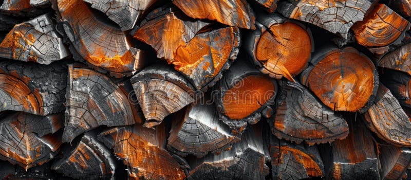 Halved Stack of Firewood stock image. Image of firewood - 316176721