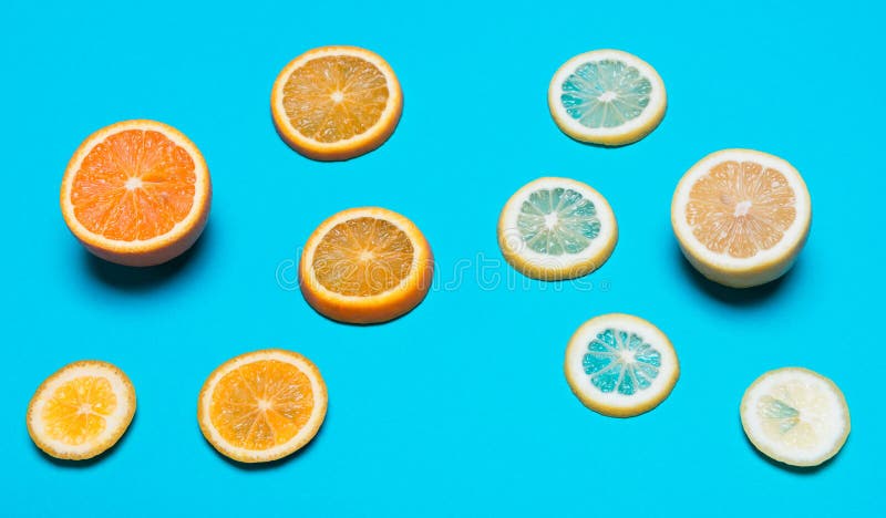 Halves of different fruits stock image. Image of green - 114186633