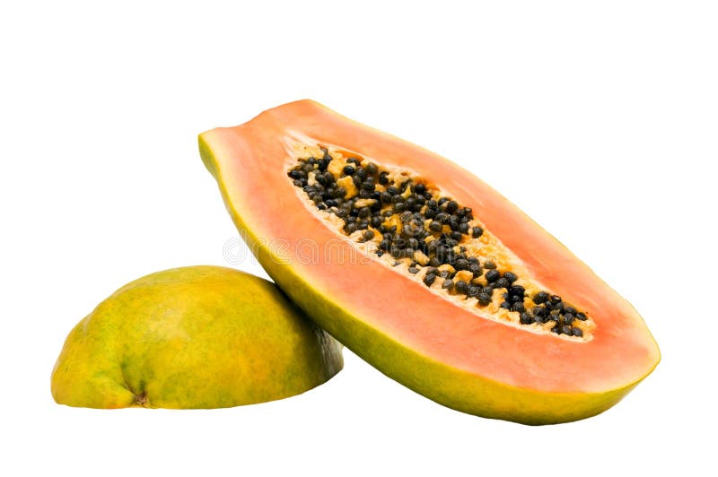 Halves papai. stock photo. Image of background, green - 11185628