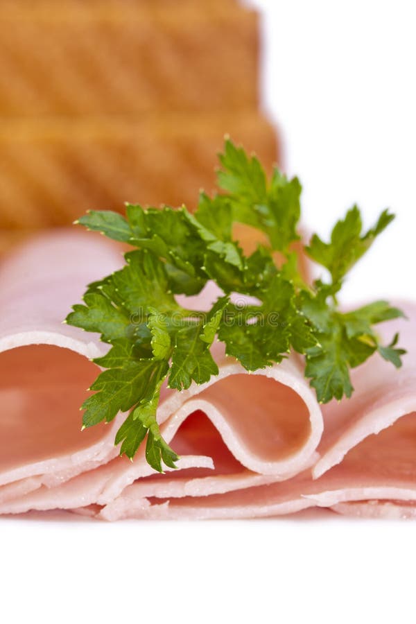 Ham stock image. Image of protein, balanced, parsley - 23796601