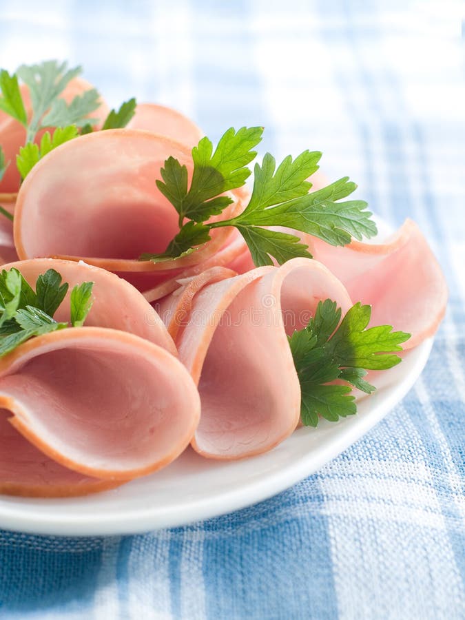 Ham stock image. Image of beef, herb, meat, appetizer - 26643069