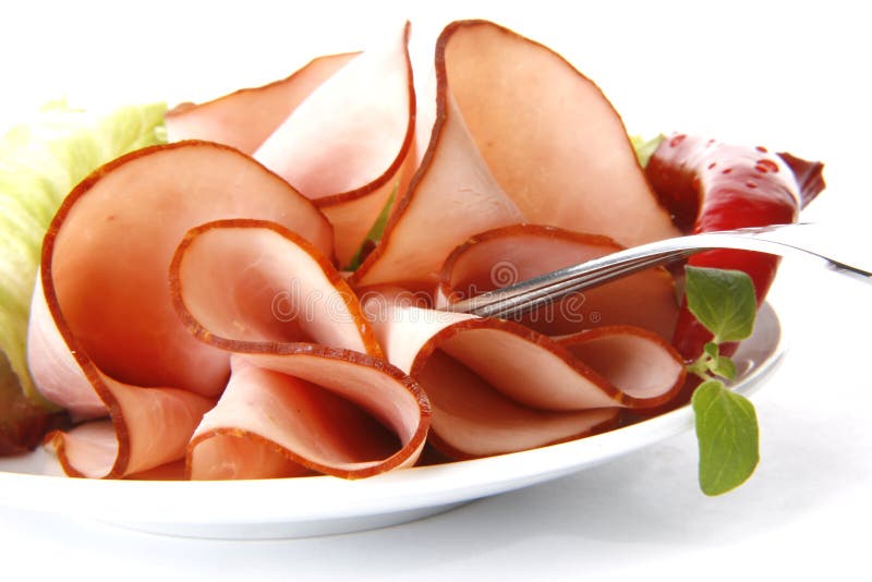 Ham stock photo. Image of herbs, breakfast, food, snack - 5885742