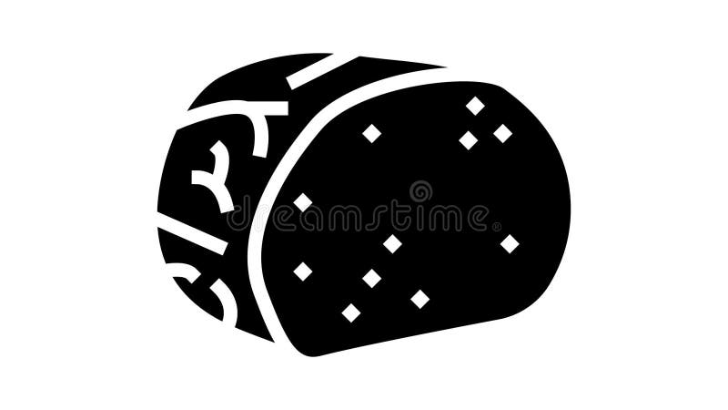 Ham Beef Glyph Icon Animation Stock Footage - Video of flank, bacon ...