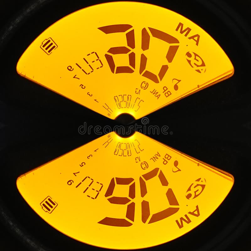 Ham CB Radio Digital Display Abstract Stock Illustration - Illustration ...