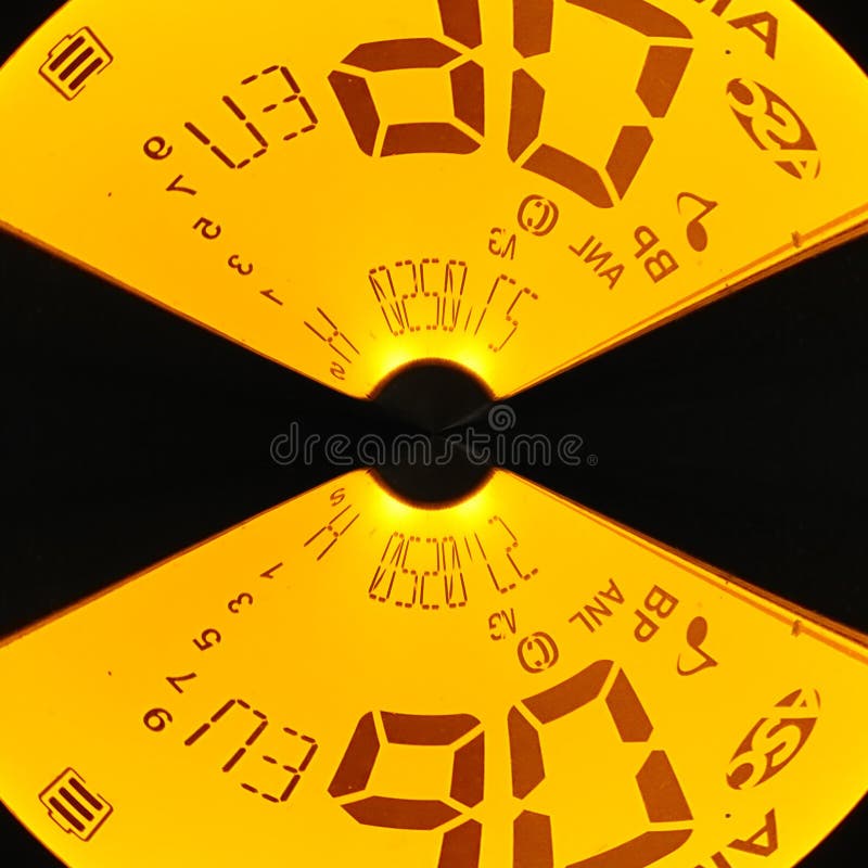 Ham CB Radio Digital Display Abstract Stock Illustration - Illustration ...