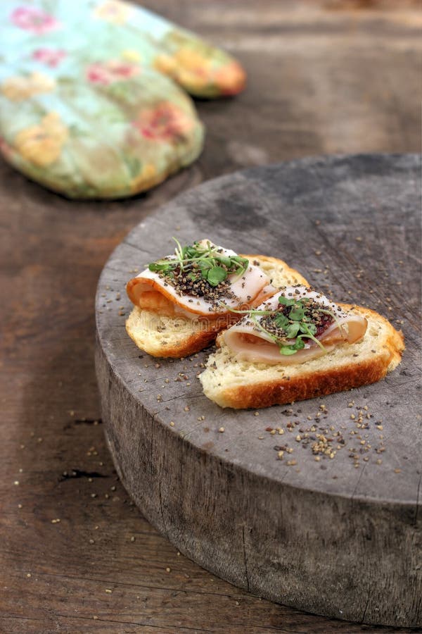 Ham cocktail stock photo. Image of appetizer, noboby - 62964100