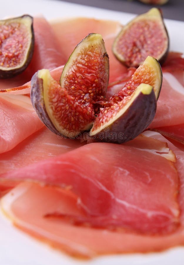 Ham and fig stock image. Image of appetizing, delicatessen - 21582639
