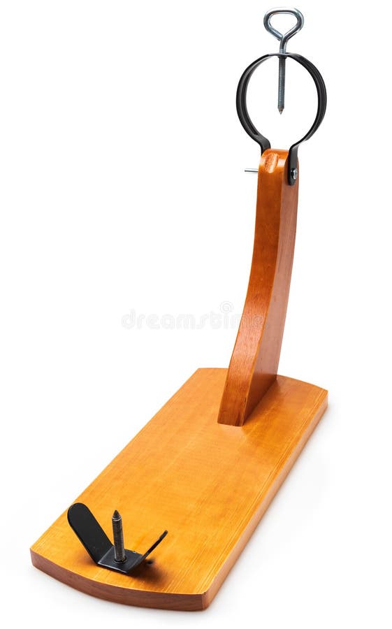 Ham Holder Support To Hold and Cut the Ham Jamonero. Stock Illustration ...