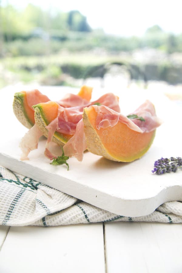 Ham and melon stock photo. Image of ingredient, healthy - 57040070