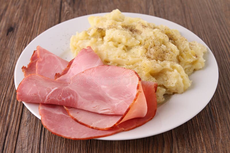 Ham and puree stock image. Image of chicken, cuisine - 23312489