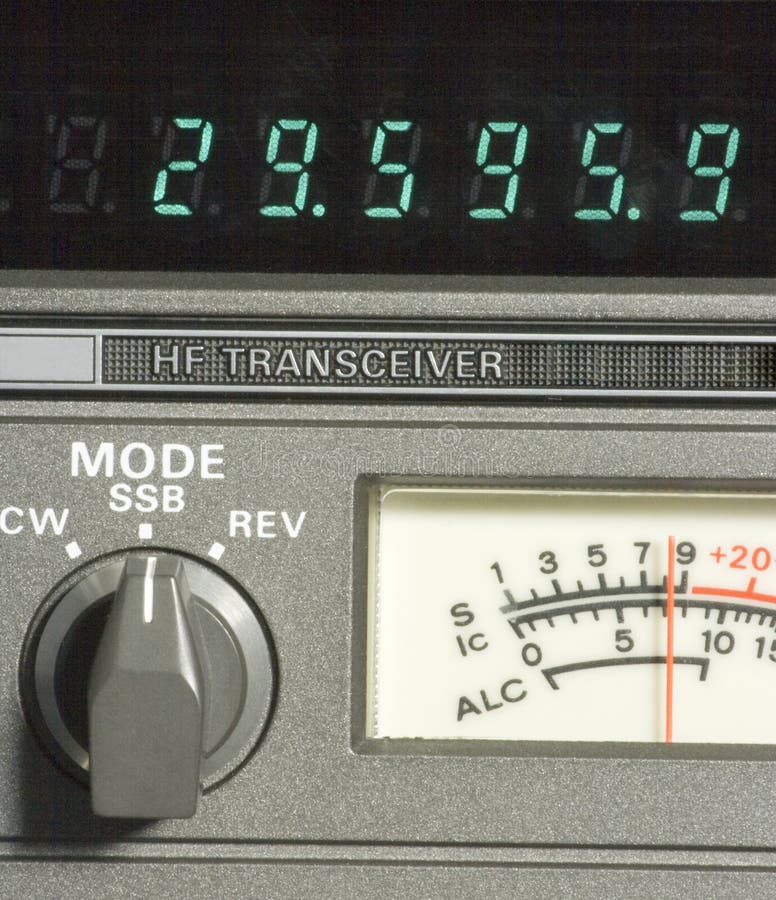 Ham radio stock image. Image of band, radio, readout, knobs - 4344569