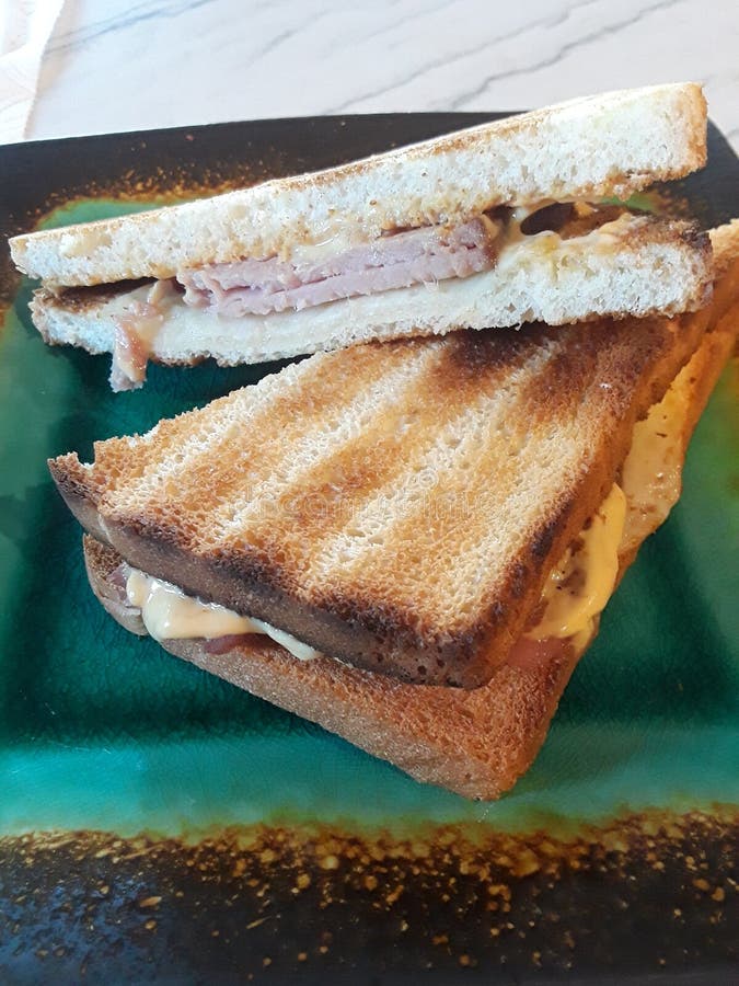 Ham Reuben sandwich stock image. Image of sandwhich - 135660395