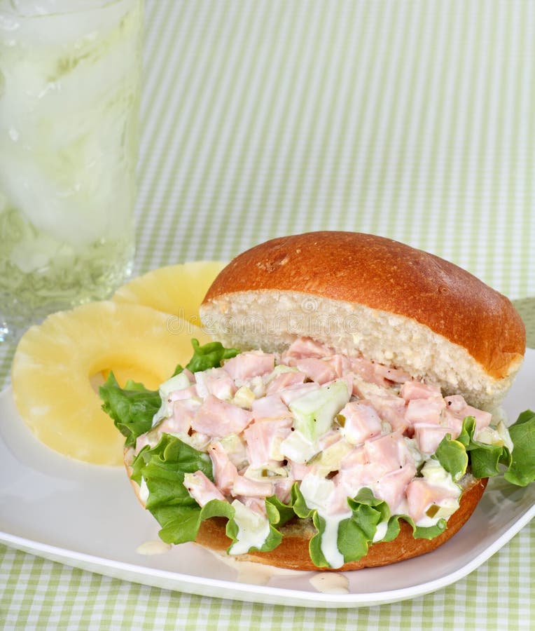 Ham Salad Sandwich stock image. Image of meal, sandwich - 18895073