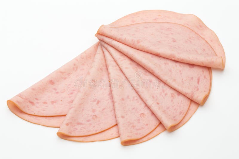 Ham salami. stock image. Image of food, wurst, fresh - 101656065