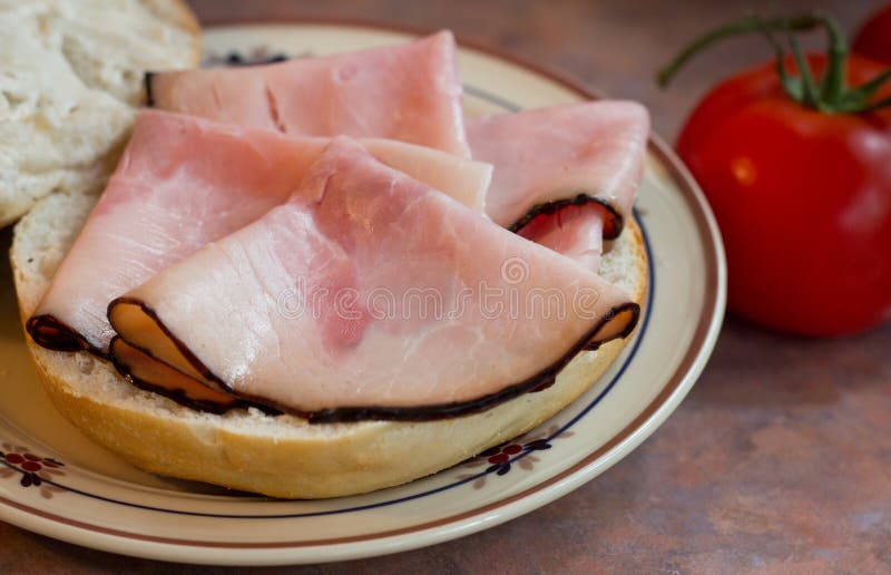 Ham Sandwich stock photo. Image of lunch, sliced, cured - 20278272