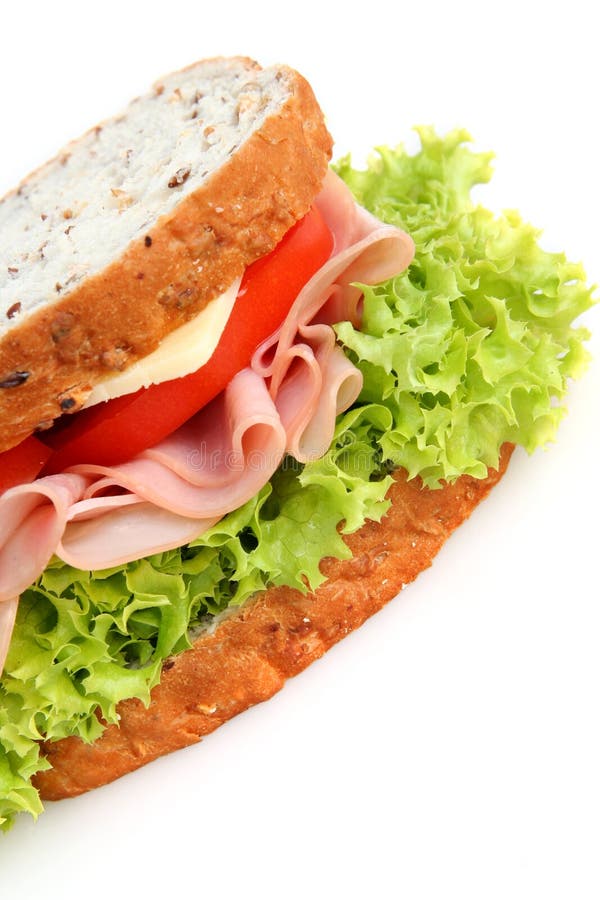 Ham Sandwich stock image. Image of meat, baked, vertical - 2277553