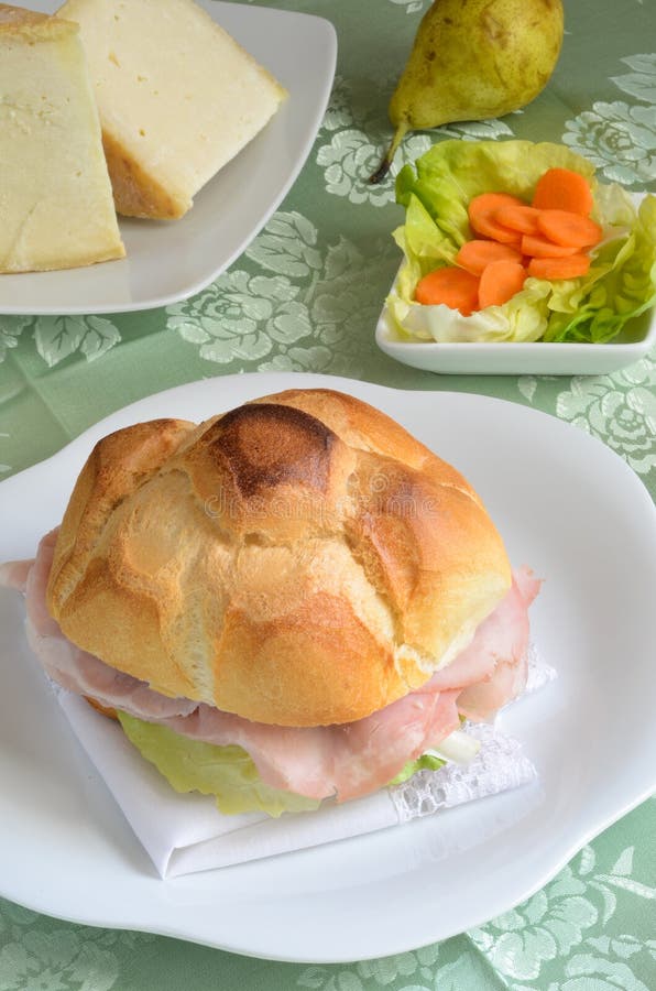 Ham sandwich stock image. Image of snack, breakfast, meal - 23531847
