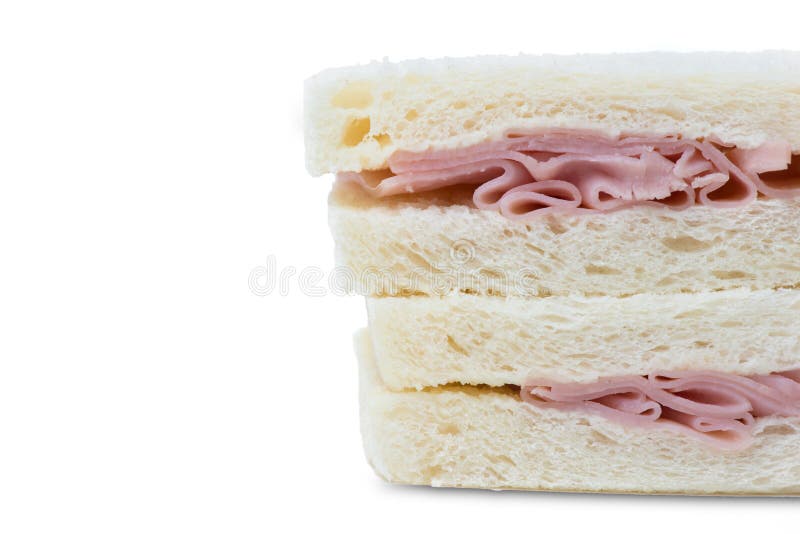 Ham sandwiches stock image. Image of bread, slices, tasty - 92974503