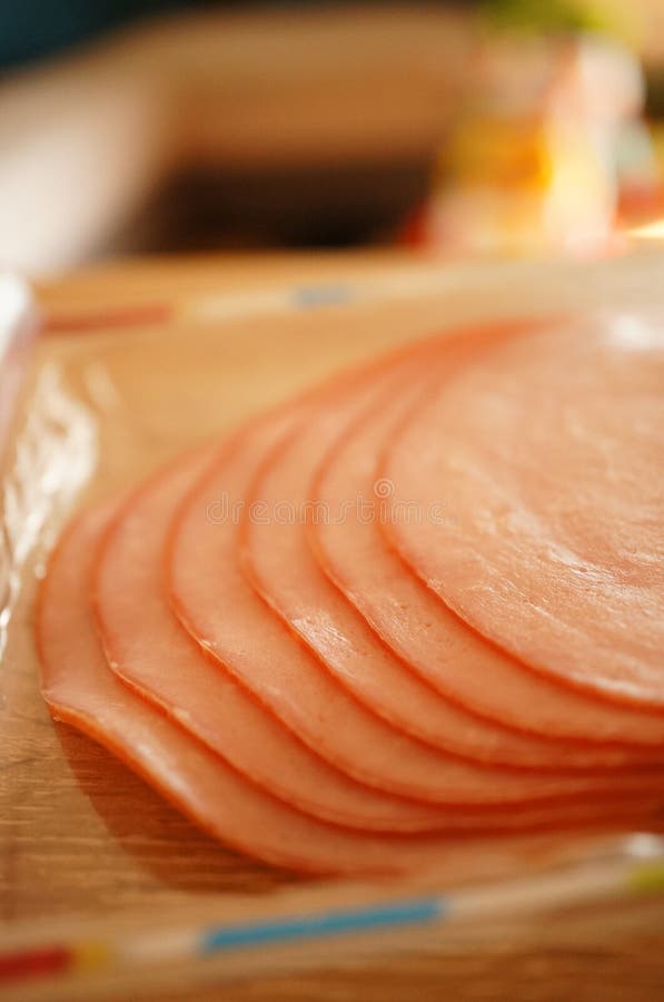 Ham slices stock photo. Image of stack, food, slices - 51870120