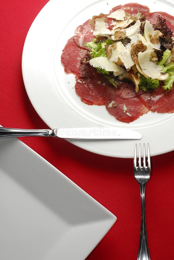 Ham with truffles stock photo. Image of italian, slices - 7427762