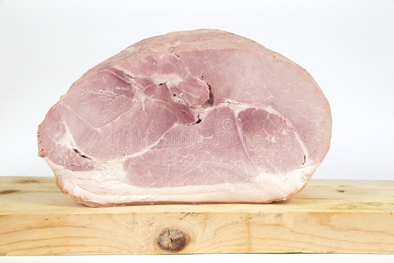 Ham on wood stock photo. Image of cooking, meat, cooked - 142916750