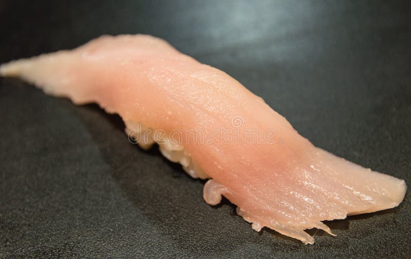 Hamachi Nigiri stock photo. Image of sushi, amberjack - 43445172